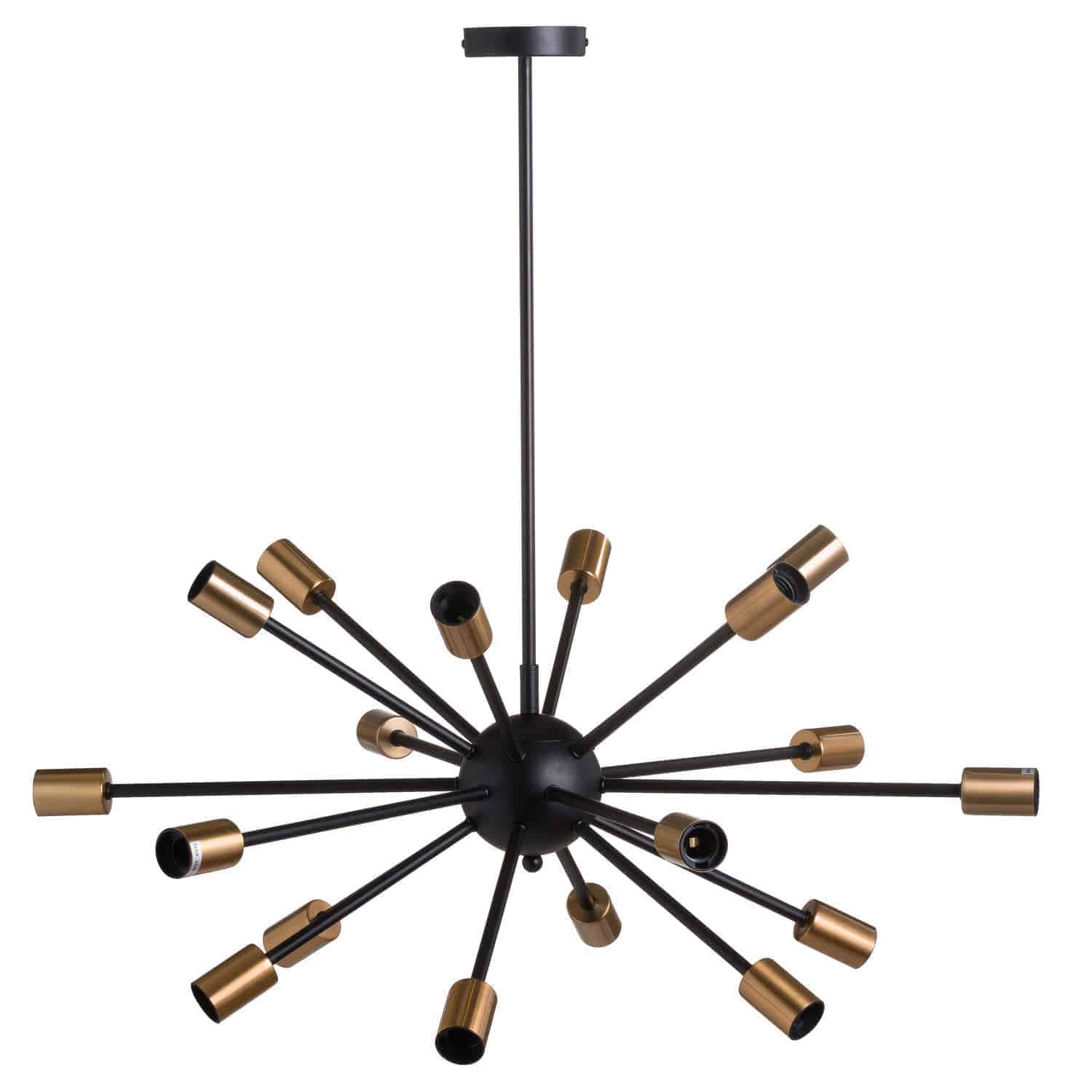 Large Black And Brass Bomb Light | Home Sweet Home
