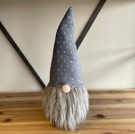 Doorstop Nordic Grey Gonk Figure, 30cm | Home Sweet Home
