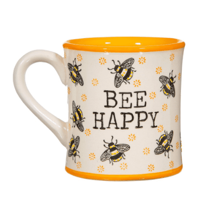 Bee Happy Yellow Mug | Home Sweet Home