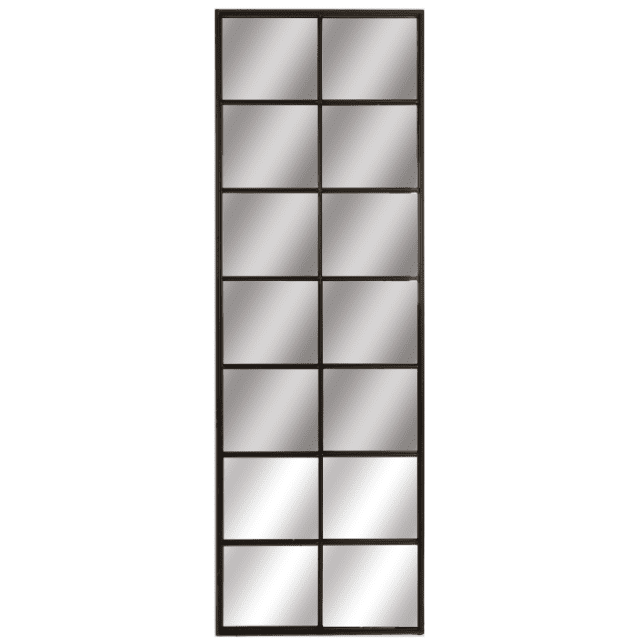 Tall Black Metal Window Mirror | Home Sweet Home