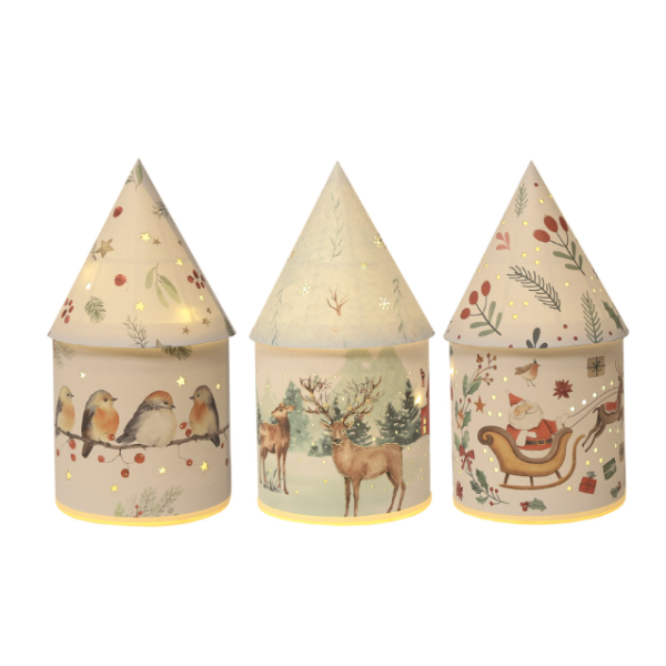 LED Light-Up House – Robin Or Santa Design | Home Sweet Home