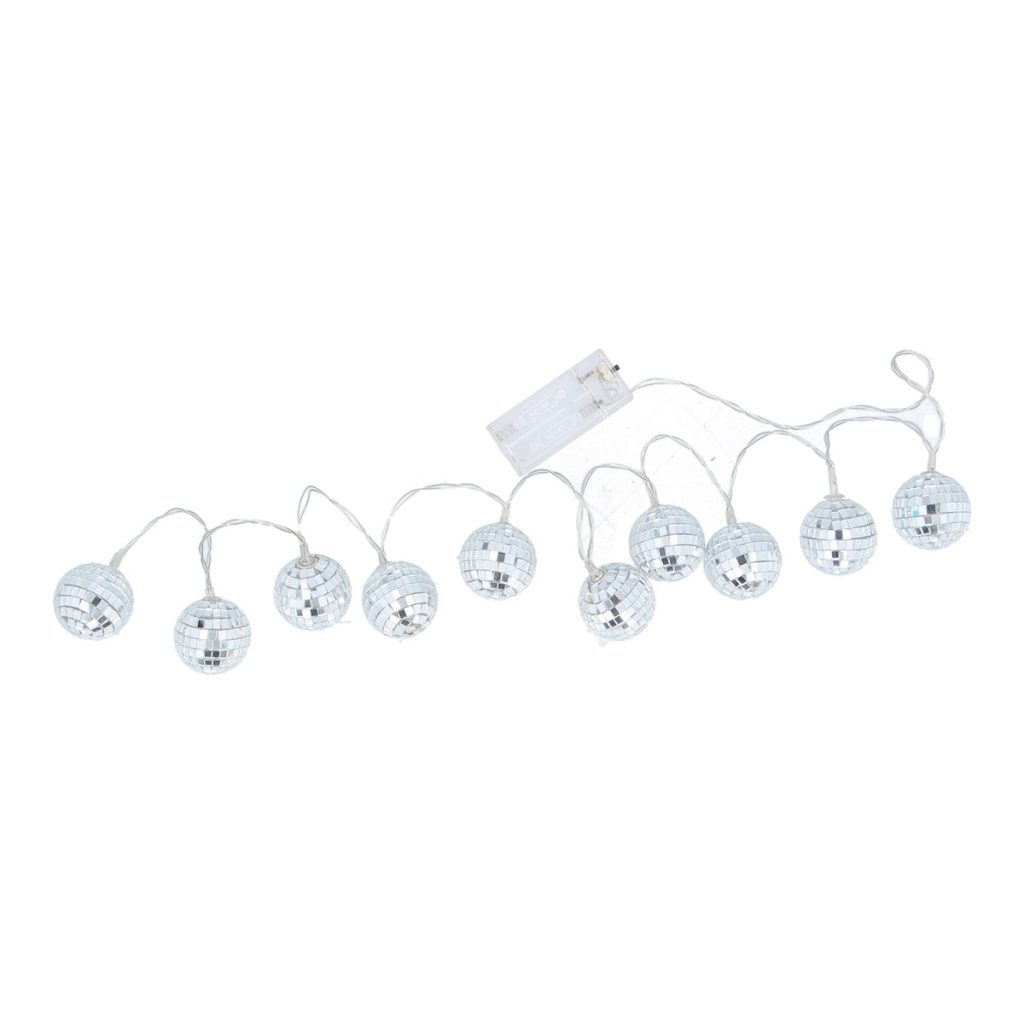 Silver Mirror Ball Lights | Home Sweet Home