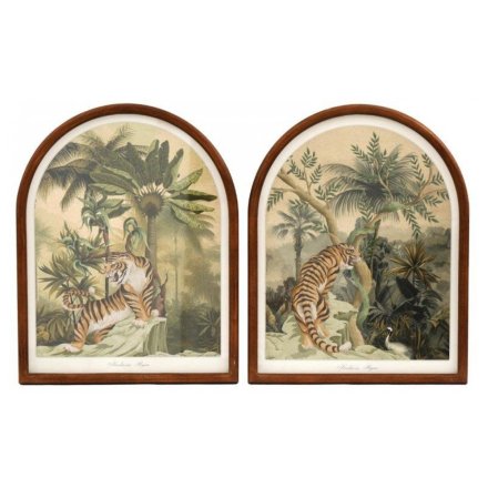 Tiger Arch Frame Wall Art, 50cm (Sold Individually) | Home Sweet Home