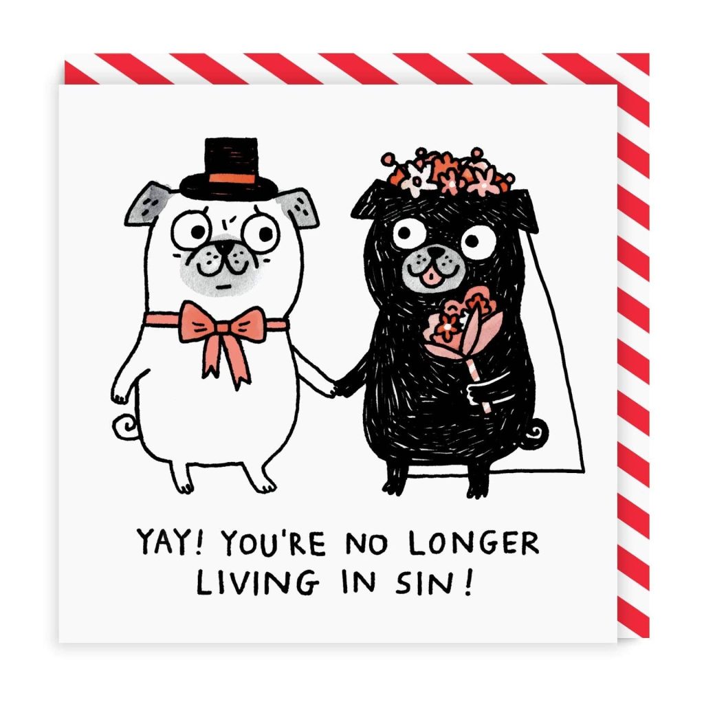 No Longer Living In Sin Gemma Correll Greeting Card | Home Sweet Home