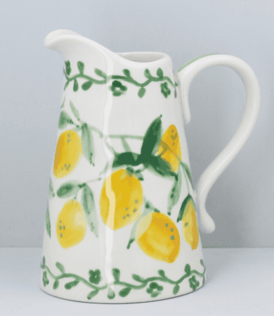 Stoneware Pitcher Jug – Artisan Lemon | Home Sweet Home