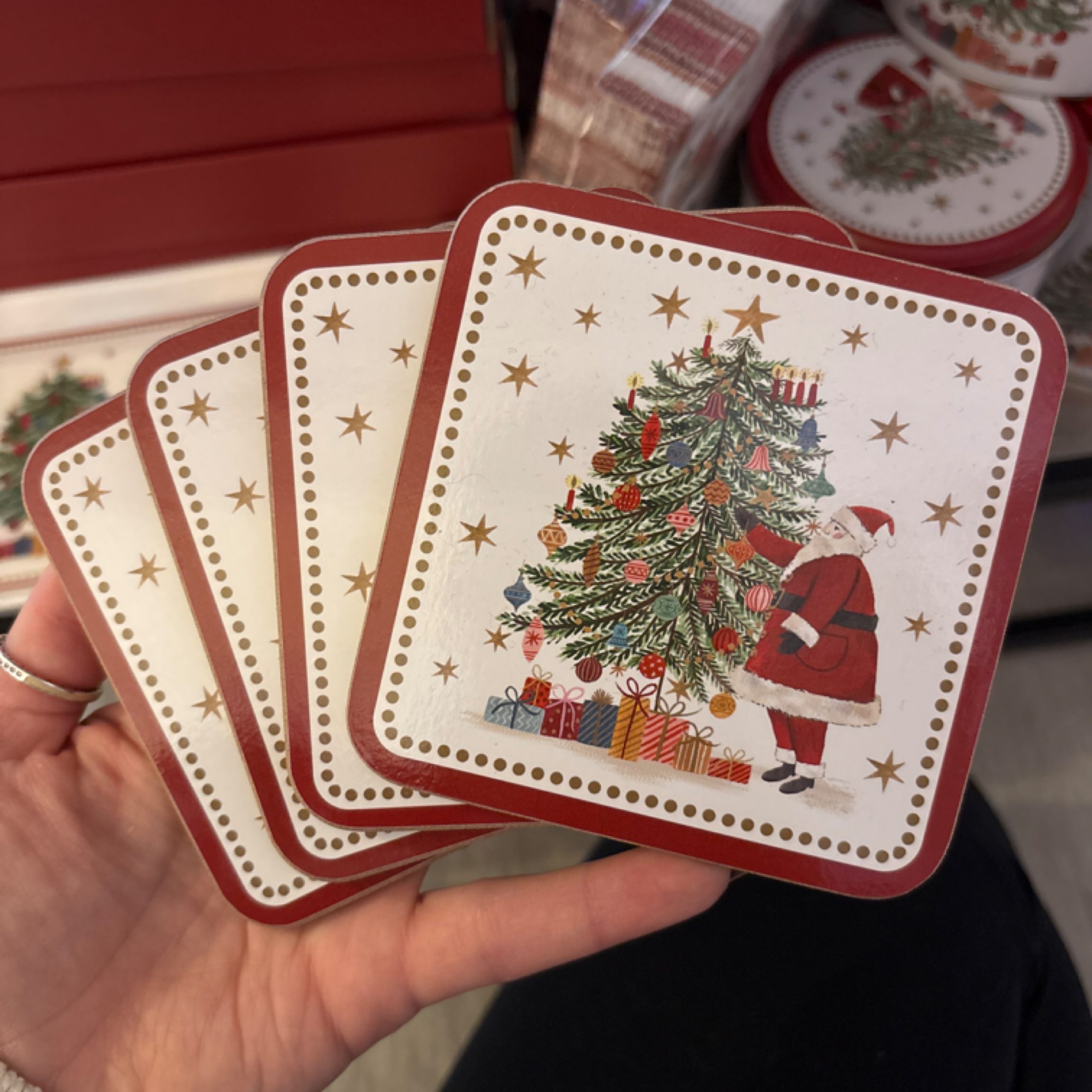 Nostalgia Santa/Tree Coke Base Coaster | Home Sweet Home